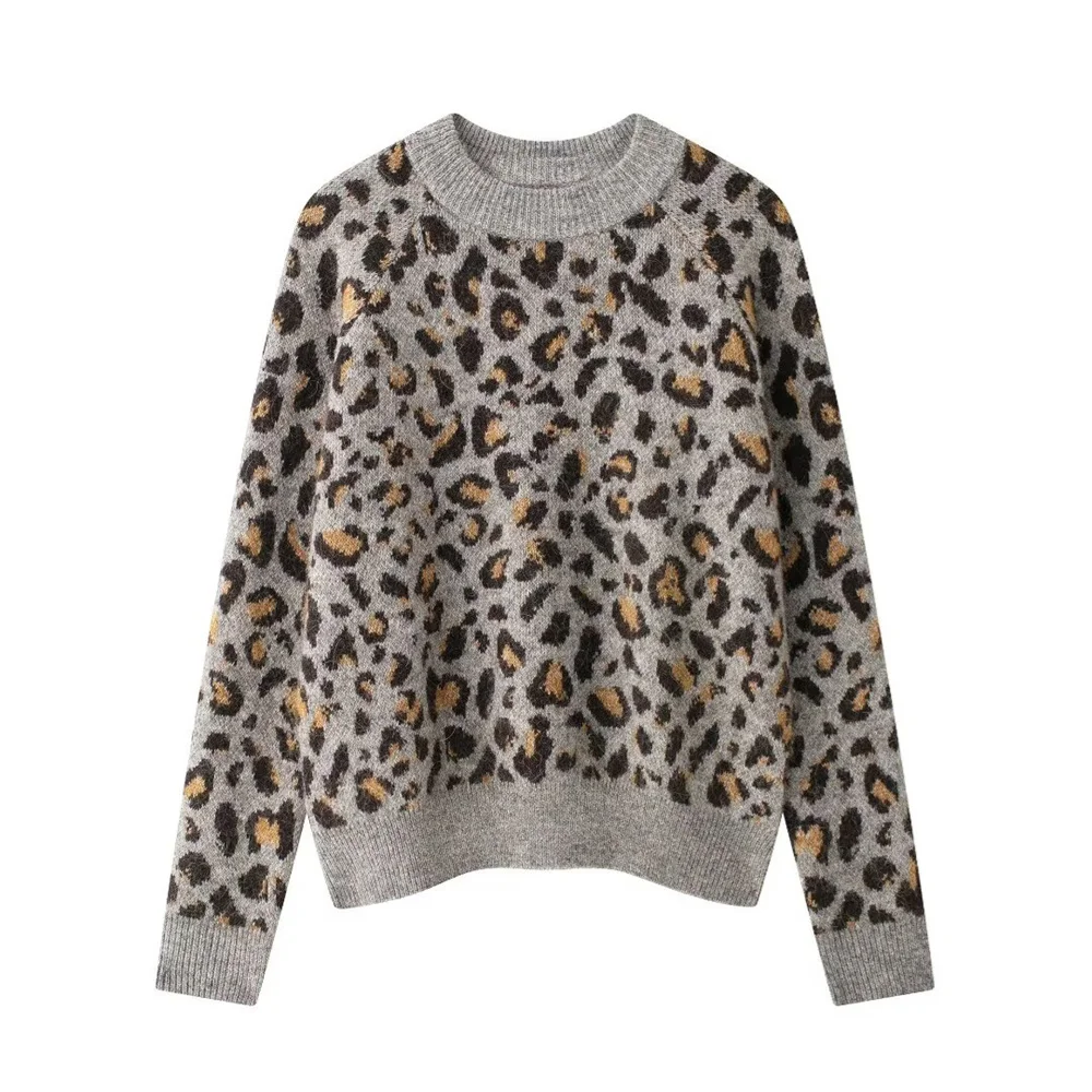 2024-RARF-Autumn-New-Women-s-Lazy-Style-Loose-Leopard-Pattern-Animal ...