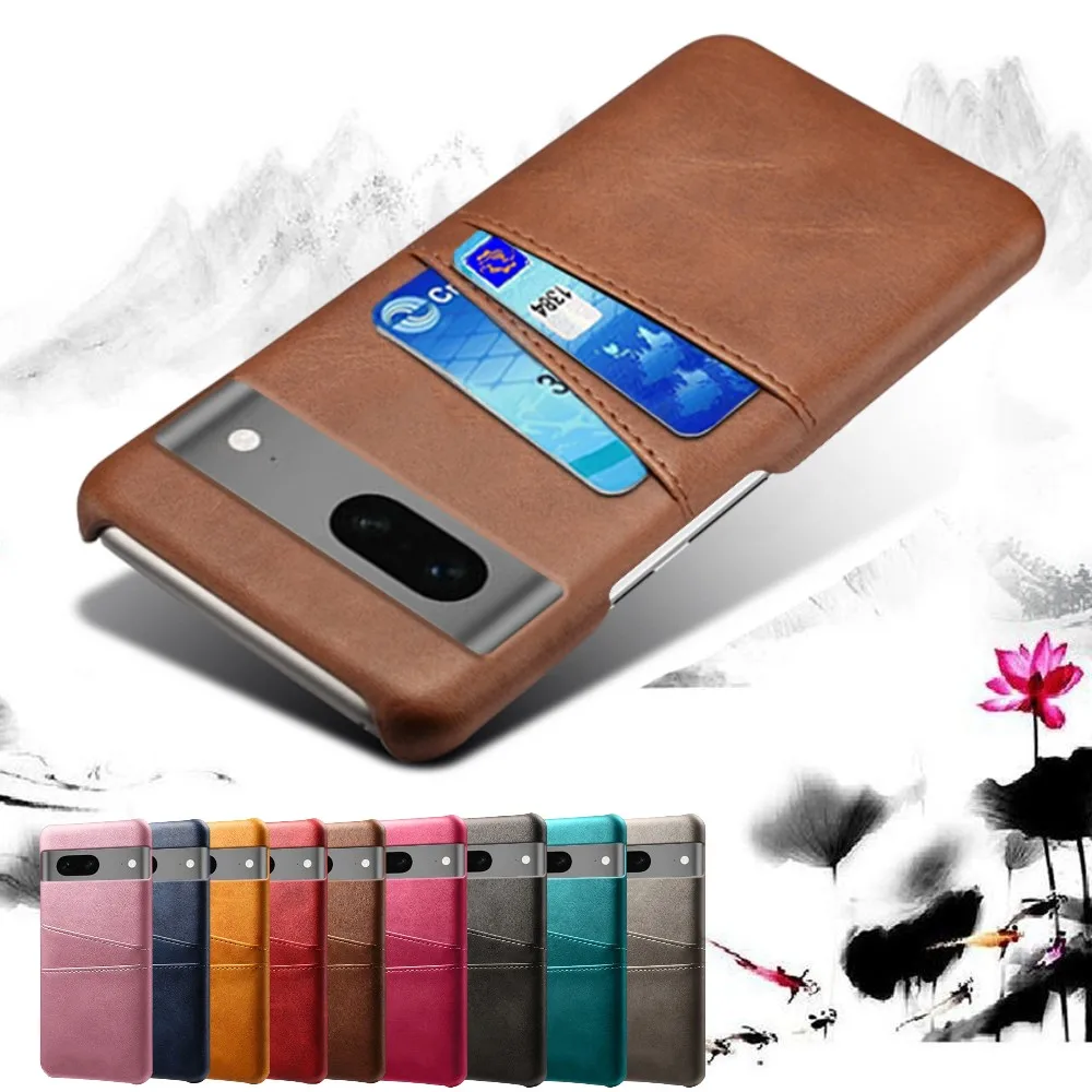 For Google Pixel 7a 7 6 Pro 6pro 4A 5G 5A Leather Card Holder Phone ...