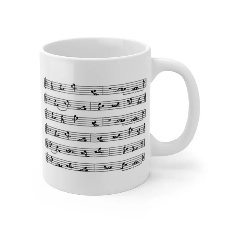 Love Music Mug Ceramic Cup Gifts 11oz