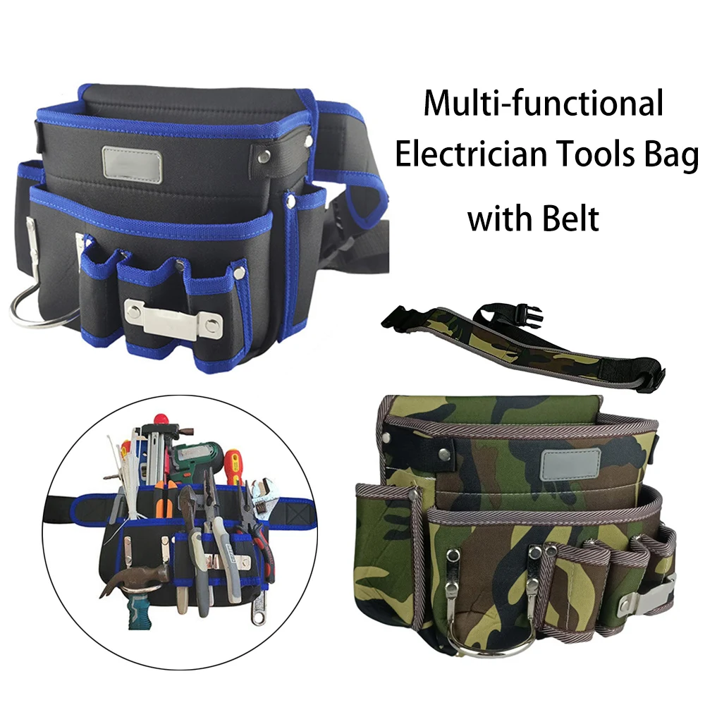 New-Multi-functional-Electrician-Tools-Bag-Waist-Pouch-Belt-Storage ...
