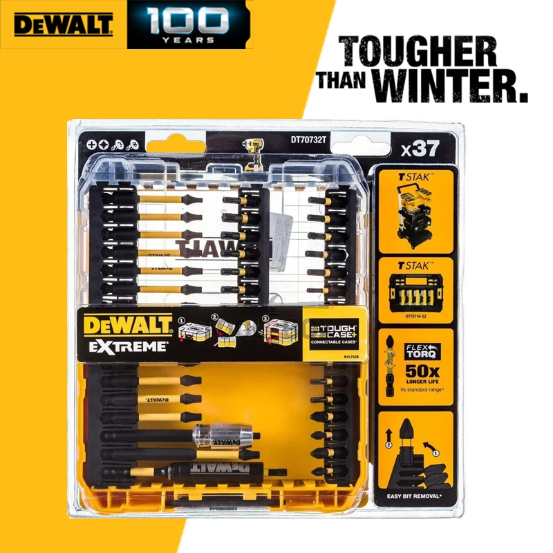 DEWALT-FLEXTORQ-Screwdriver-Bits-Drill-Set-37Pcs-Screw-Driving-Set-For ...