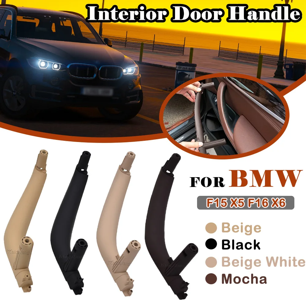 For-BMW-F15-X5-2013-2018-Inner-Door-Pull-Handle-Trim-Cover-51417292243 ...
