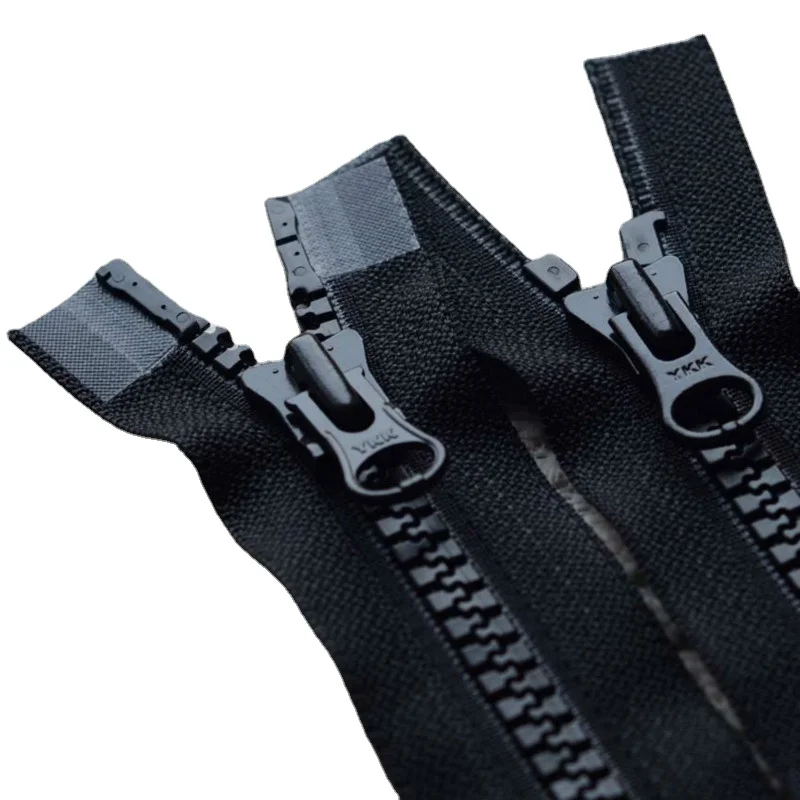 2pcs-Lot-8-70-To-130cm-YKK-Zipper-Resin-Double-Open-2-way-Fastener ...