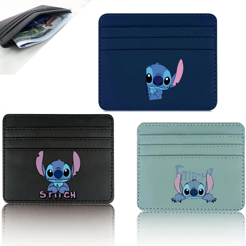 Disney-Stitch-Pu-Leather-ID-Card-Holder-Credit-Cards-Box-Multi-Capacity ...