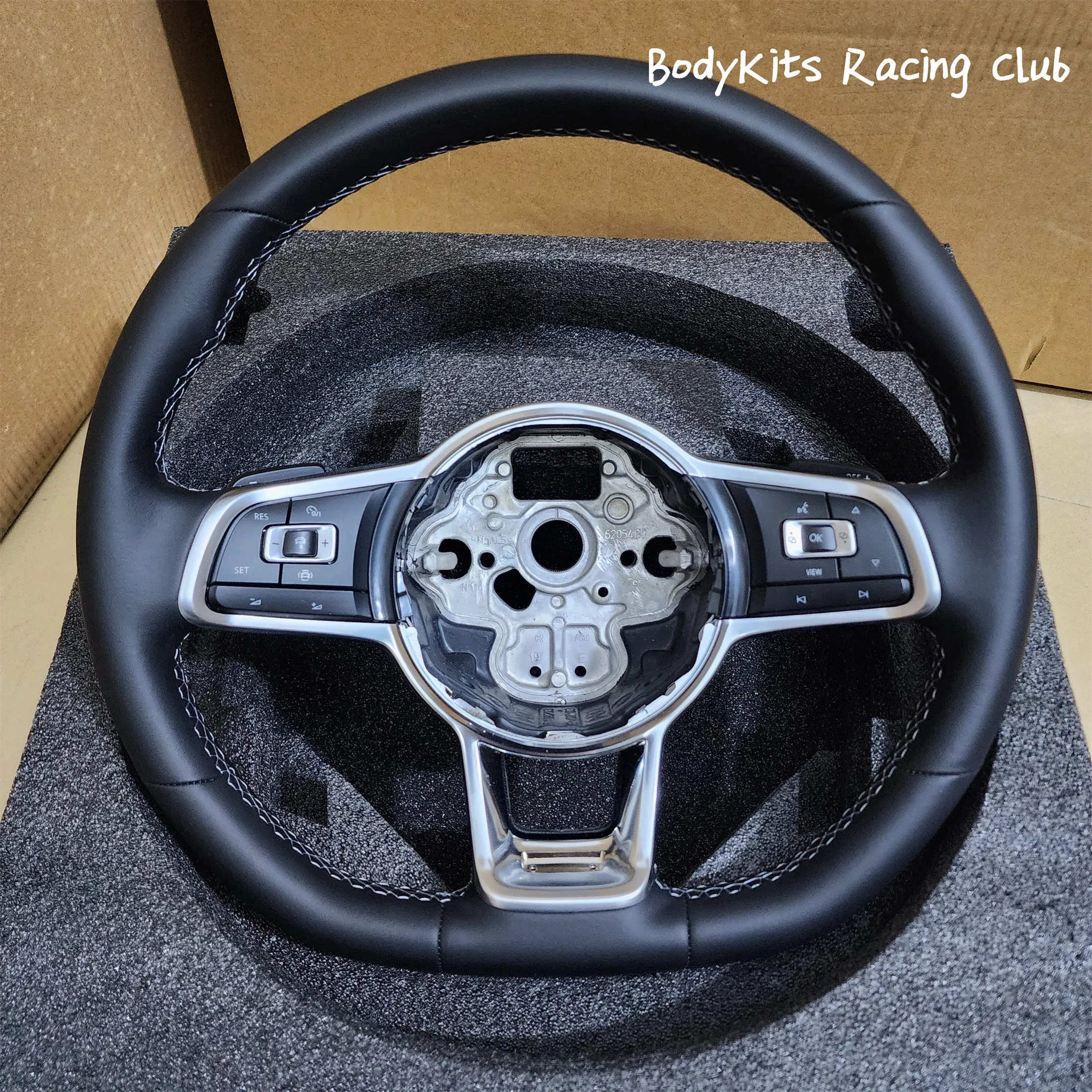 Nappa-Leather-Steering-Wheel-For-Volkswagen-Golf-6-7-GTI-R-Polo-MK5-MK6 ...