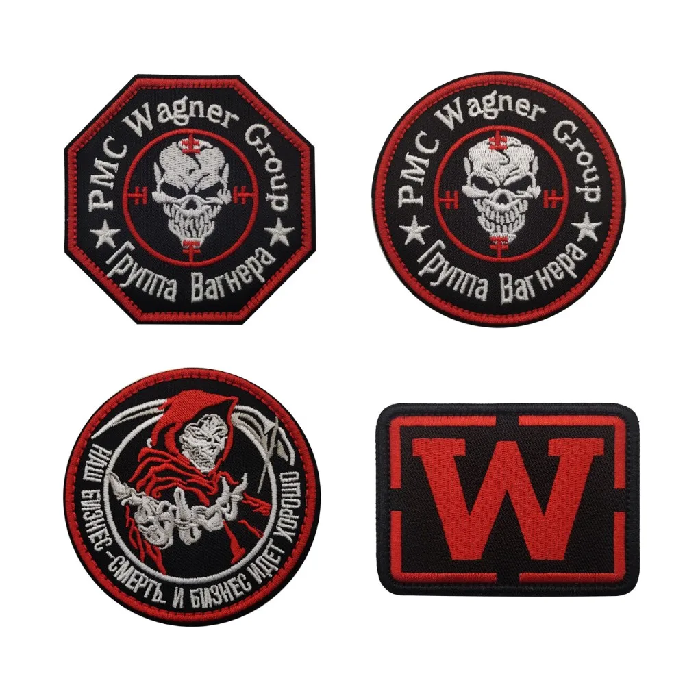 PMC Wagner Group Patch Russian Skull Embroidered Hook&Loop Patches for ... PMC Wagner Group Patch Russian Skull Embroidered Hook&Loop Patches for ...