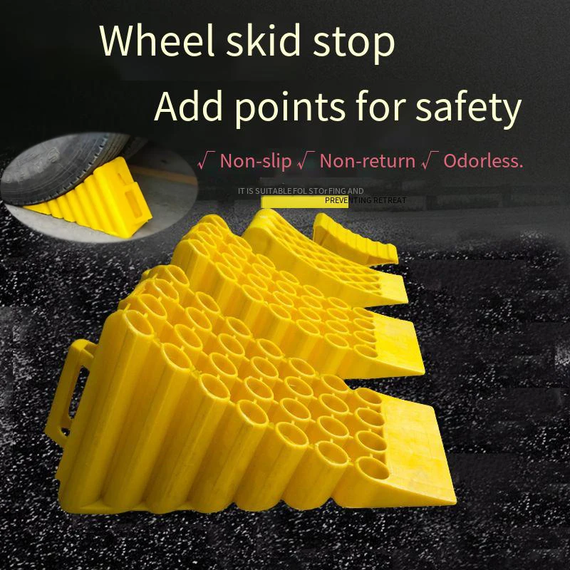 Portable-Wheel-Chock-with-Handles-Vehicle-Car-Truck-Wheel-Tire-Chock ...