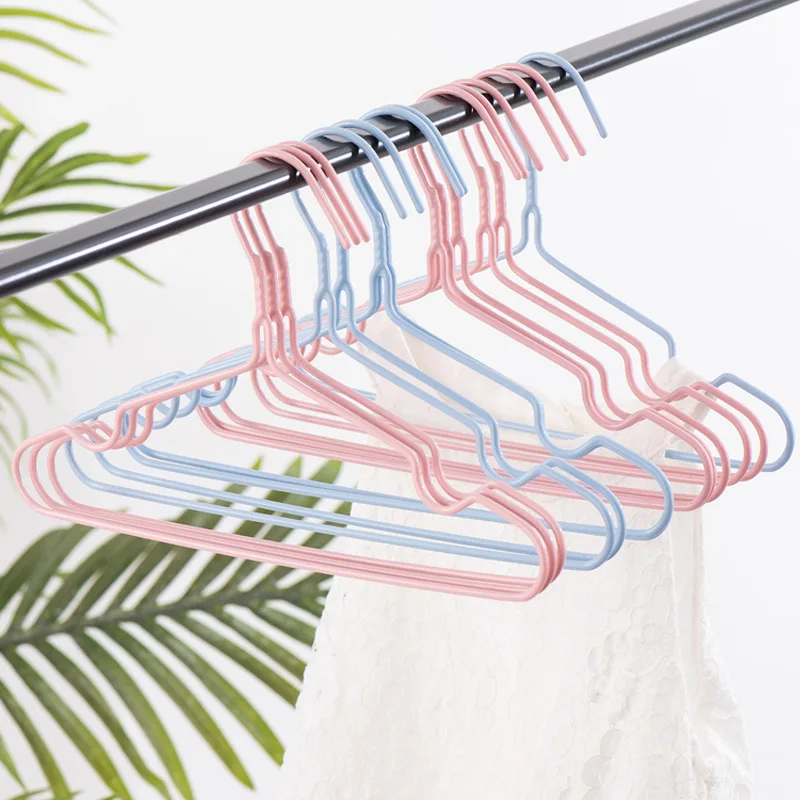10PC-Hangers-Clothes-Drying-Rack-Multifunction-Plastic-Clothes-Rack ...