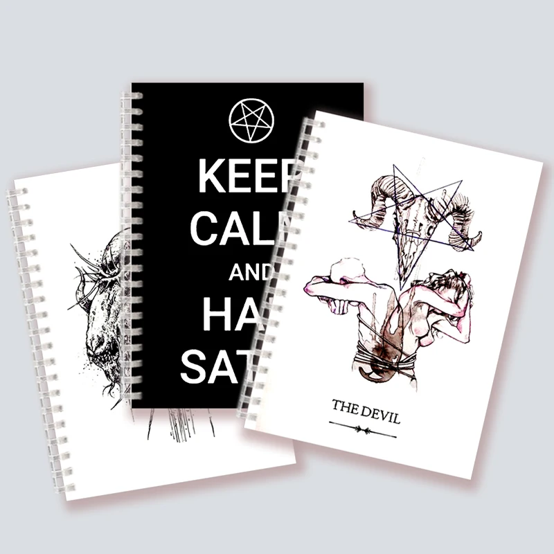 Satanist-Spiral-Notebook-Biblia-Satanica-Satanic-Satan-Book-Horror ...