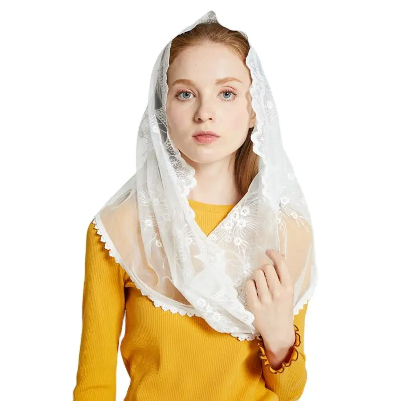 Leo-anvi-White-black-church-veil-traditional-catholic-orthodox-veils ...