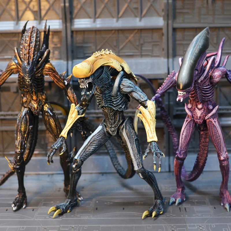 Figura-de-acci-n-de-Alien-Reina-perro-Alien-xenomorfo-m-vil-Alien-Vs ...