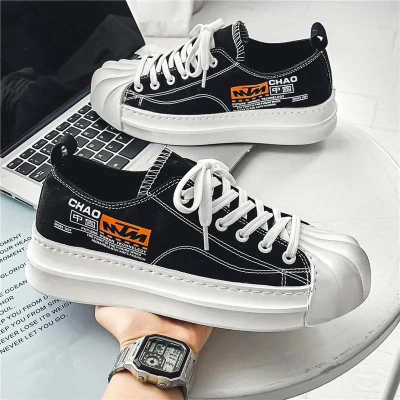 Shell-Toe-Designer-Shoes-for-Men-Platform-Casual-Shoes-Lace-up-Men ...