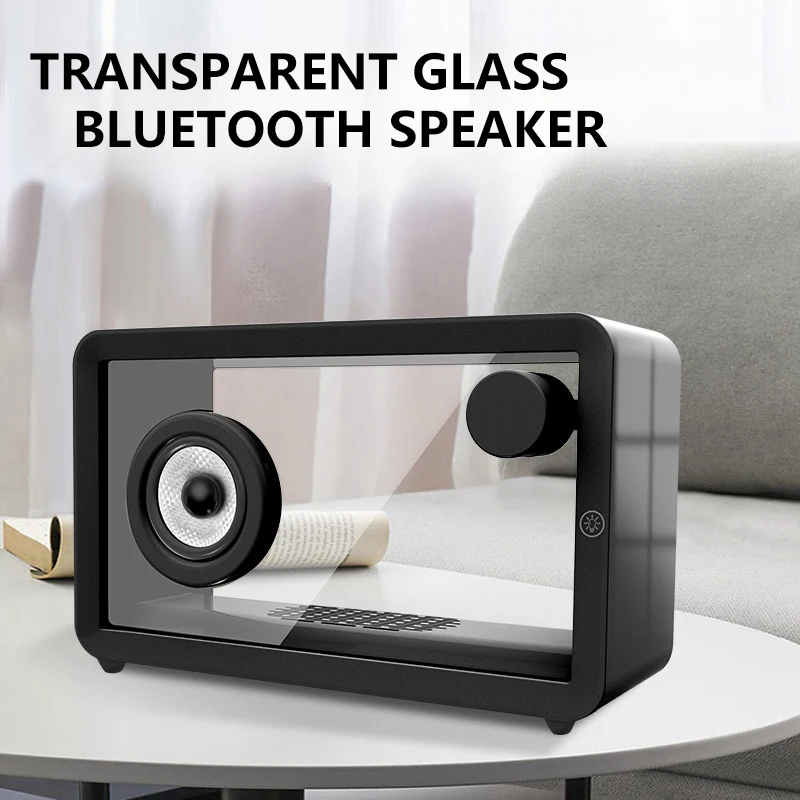 Portable-Creative-Colorful-Transparent-Glass-Wireless-Bluetooth-Speaker ...