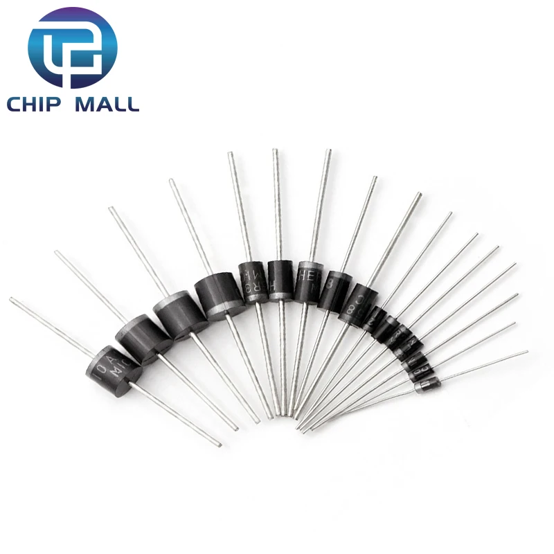 50PCS-1N4007-10A10-1N5408-1N5819-4001-5822-FR104-307-UF4007-SB560-RL207 ...
