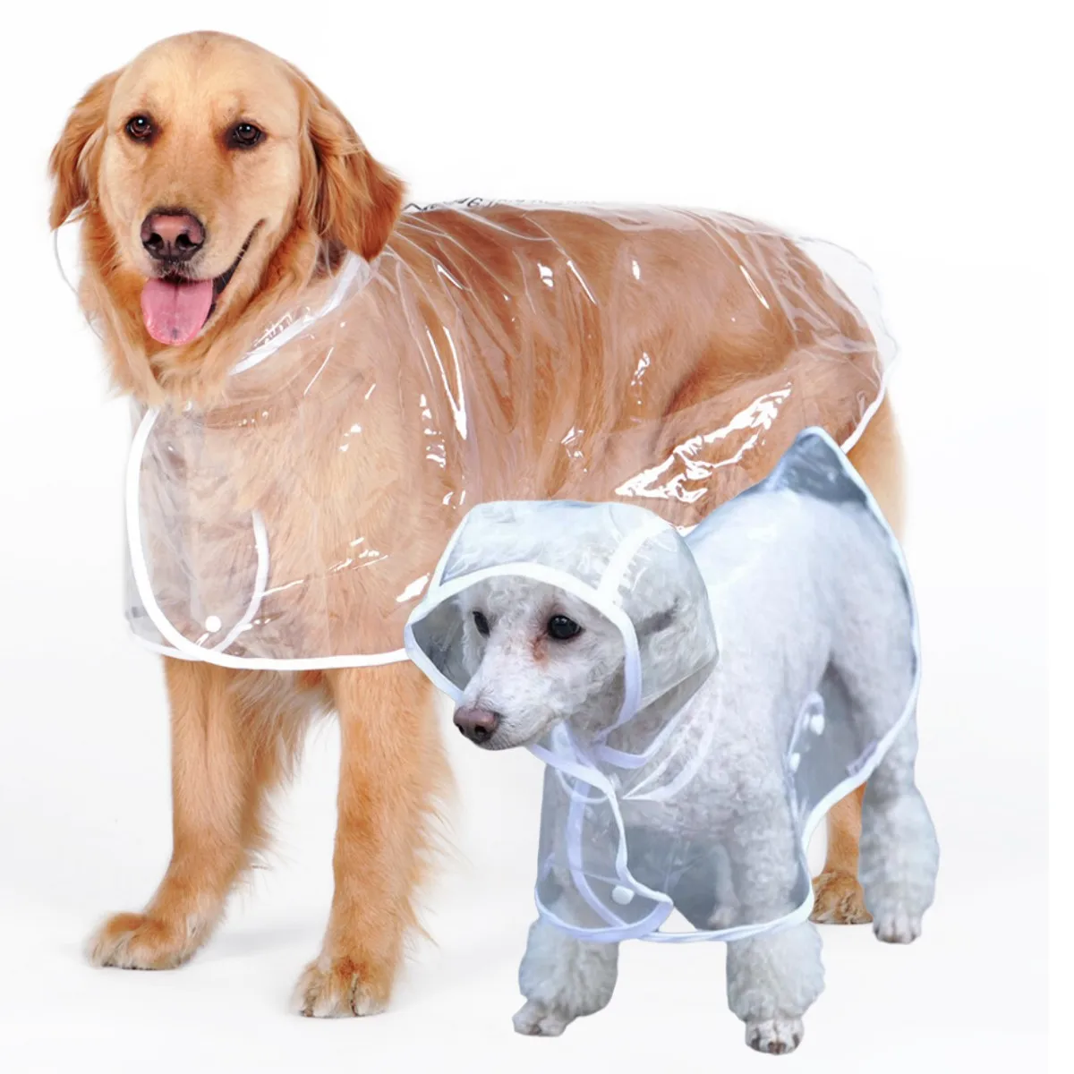 Pet-Dog-Raincoat-Clothes-Puppy-Transparent-Rain-Slicker-Waterproof-Dogs ...