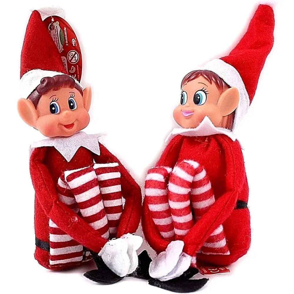 Muñeco elfo navideño de 42 cm para niños, minimuñecos elfos de juguete ...