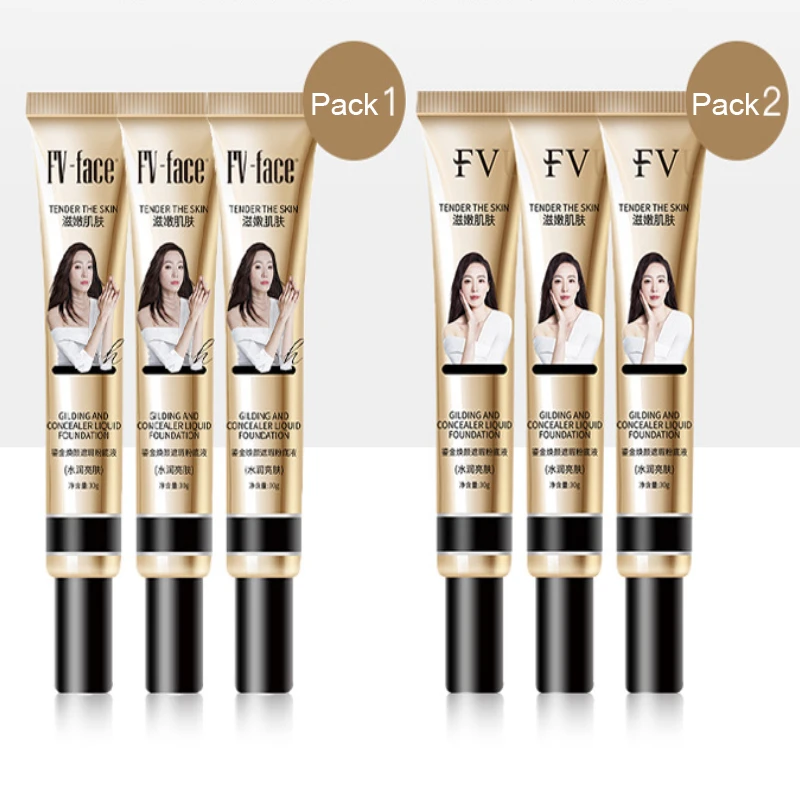 FV Face Liquid Foundation 30g Base Cream Concealer Long lasting Concealer Oil Control Waterproof ...