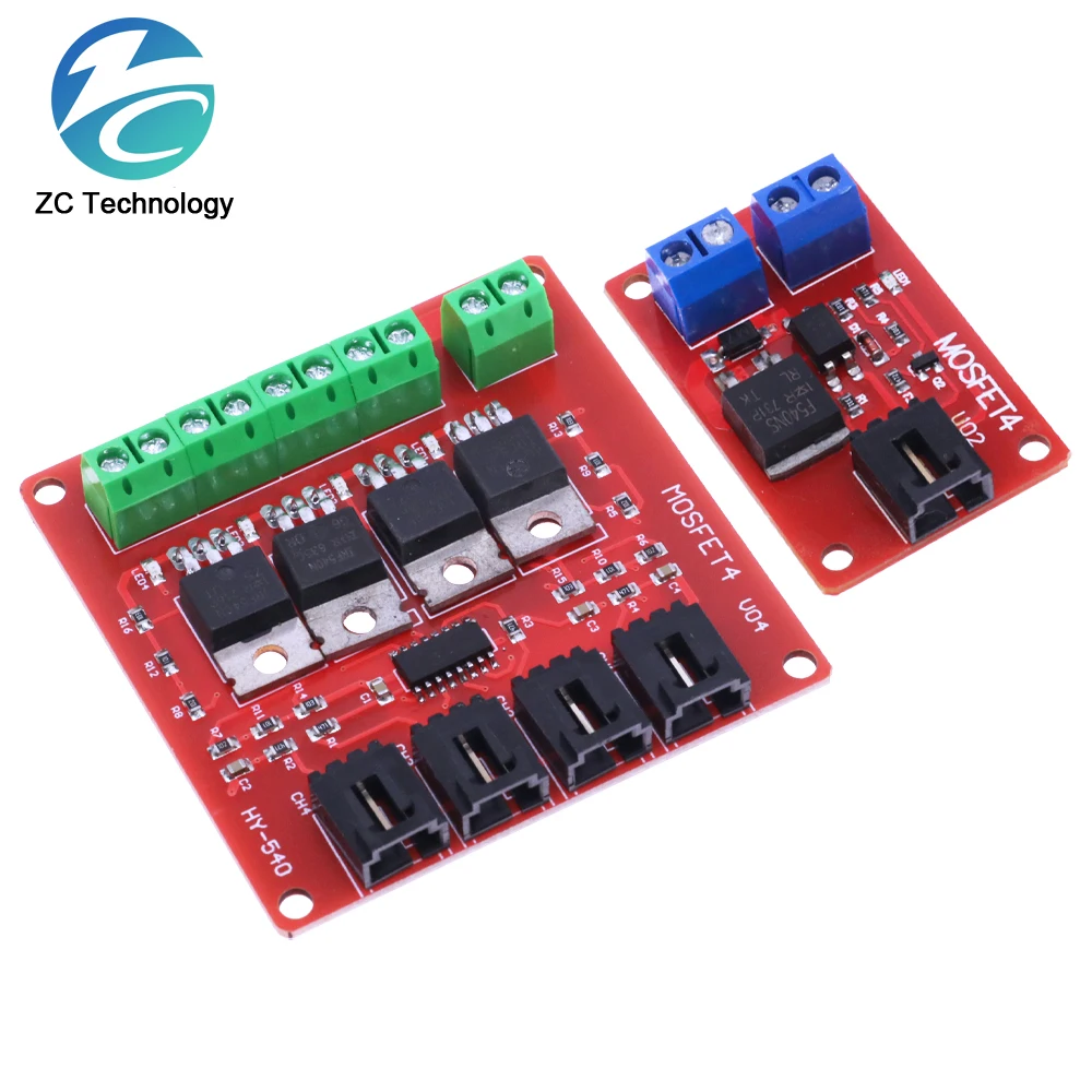 1 / 4 Channel one Four Route MOSFET Button IRF540 V4.0+ MOSFET Switch ...