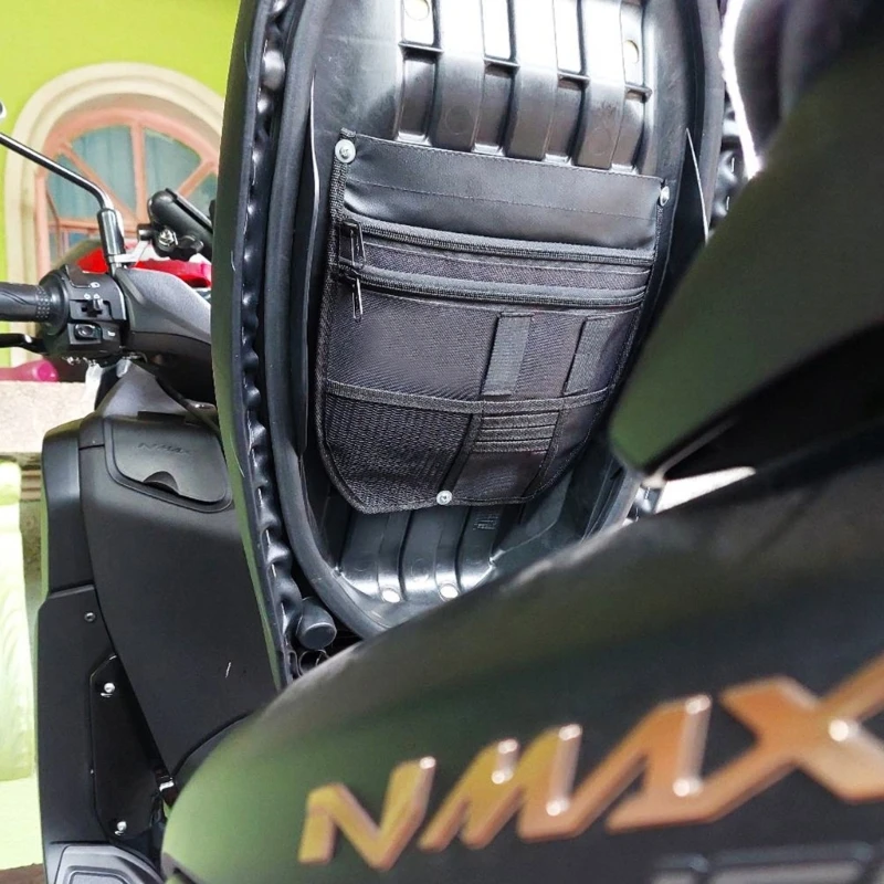 Motorcycle Under Storage Pouch- Bag Nylon Tool Bags for NMAX 155 V1/V2 ...