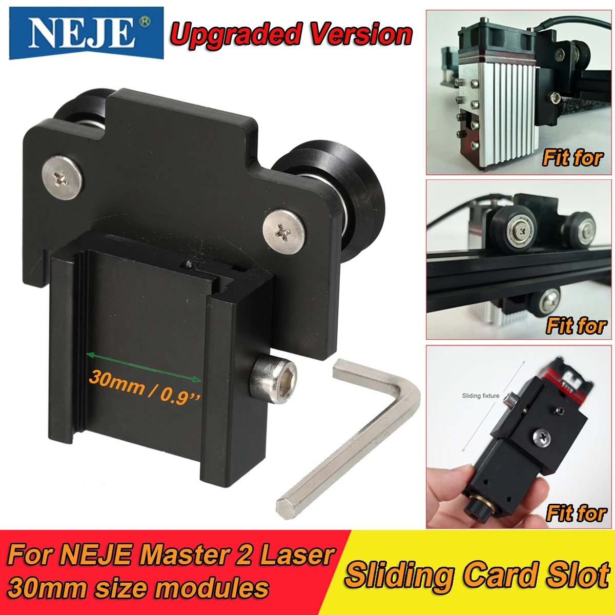 NEJE Laser Module Sliding Card Slot Upgrade kit foe 2S and MAX Plus ...