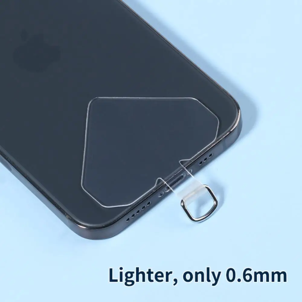 Transparent-Mobile-Phone-Lanyard-Gasket-Tabs-Anti-Loss-TPU-Rope-Card ...
