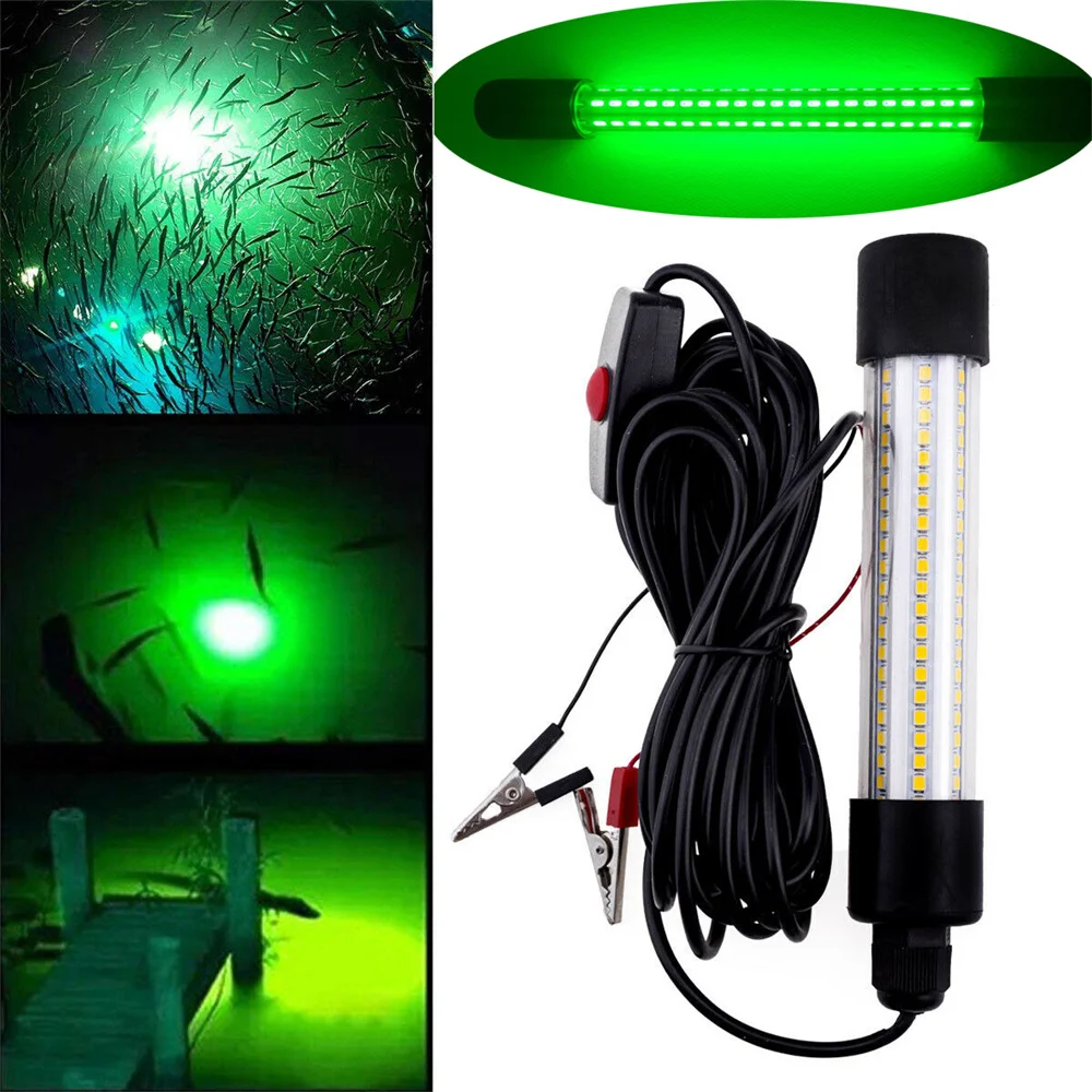 12V-LED-Fishing-Light-126Pcs-2835-SMD-Waterproof-Lures-Fish-Finder-Lamp ...