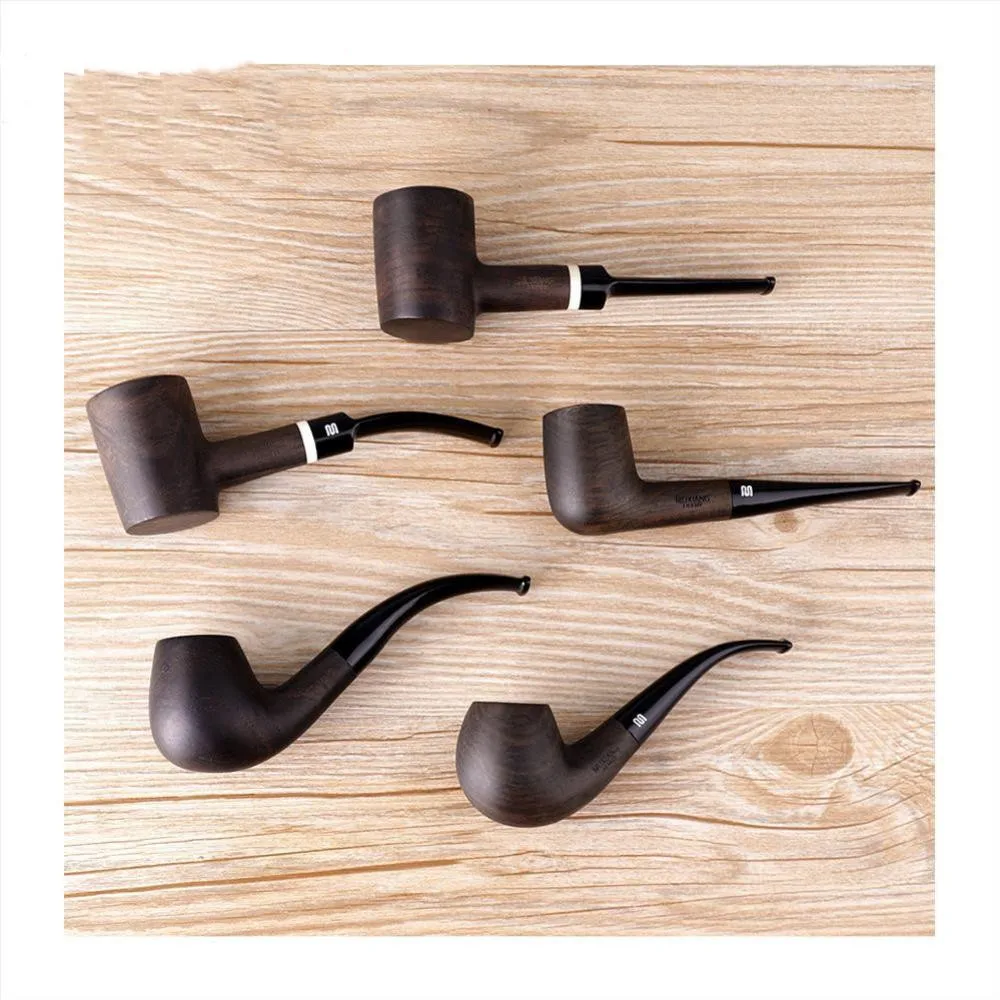 Retro Solid Wood Cigarettes Cigar Smoking Tobacco Pipe Smoking ...