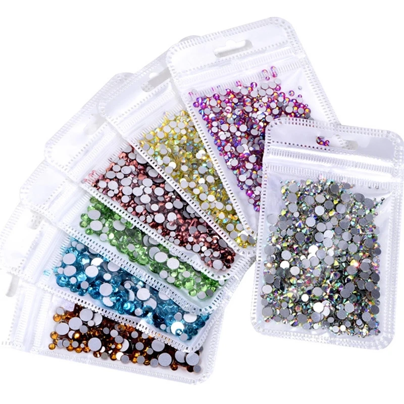 Glitter Rhinestone Face | Nail Stones Decoration | Glass Nail ...