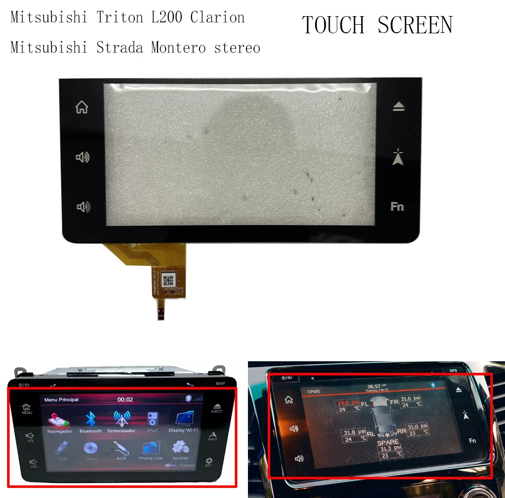 New-Original-Touch-Screen-Replacement-For-Mitsubishi-Triton-L200 ...