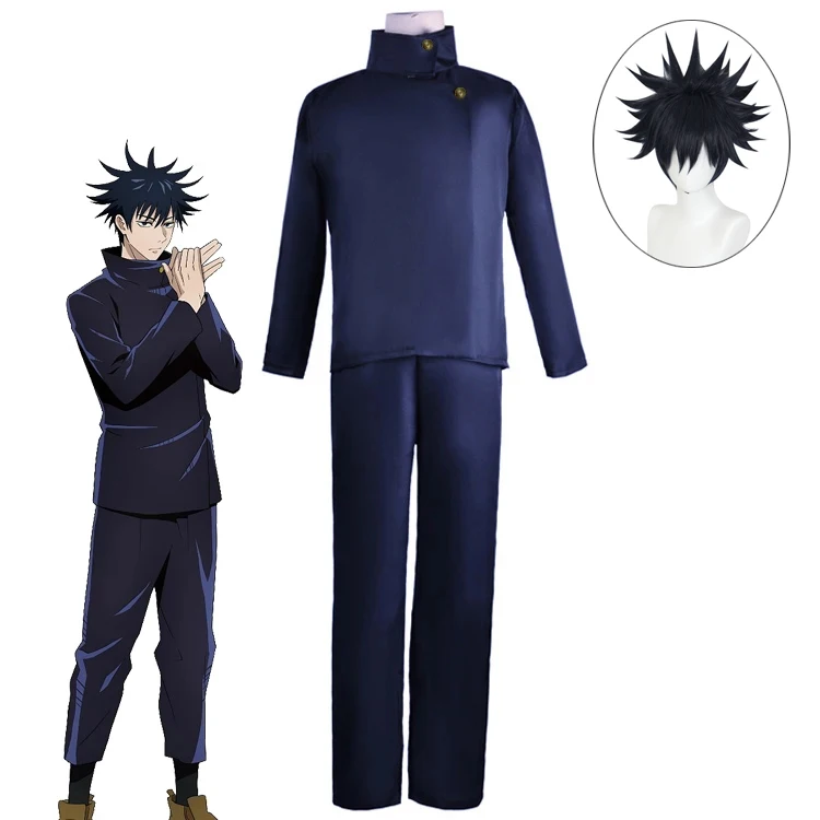 Disfraz-de-Jujutsu-Kaisen-Fushiguro-Megumi-uniforme-de-juego-de-Anime ...