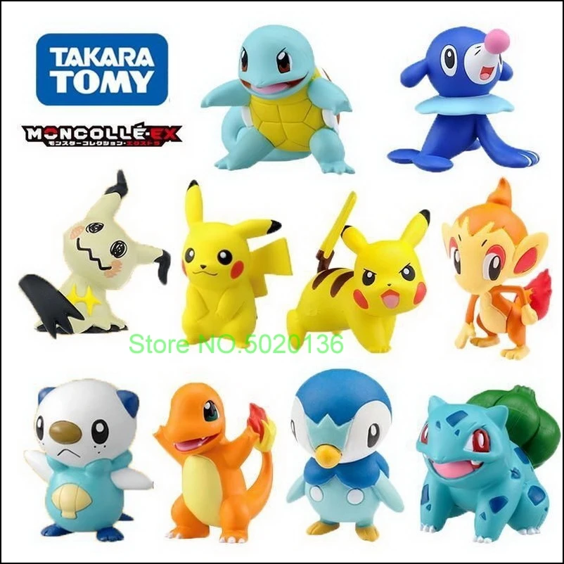 New-Arrive-Pokemon-Action-Figures-Eevee-Anime-Bulbasaur-Sun-Moon ...