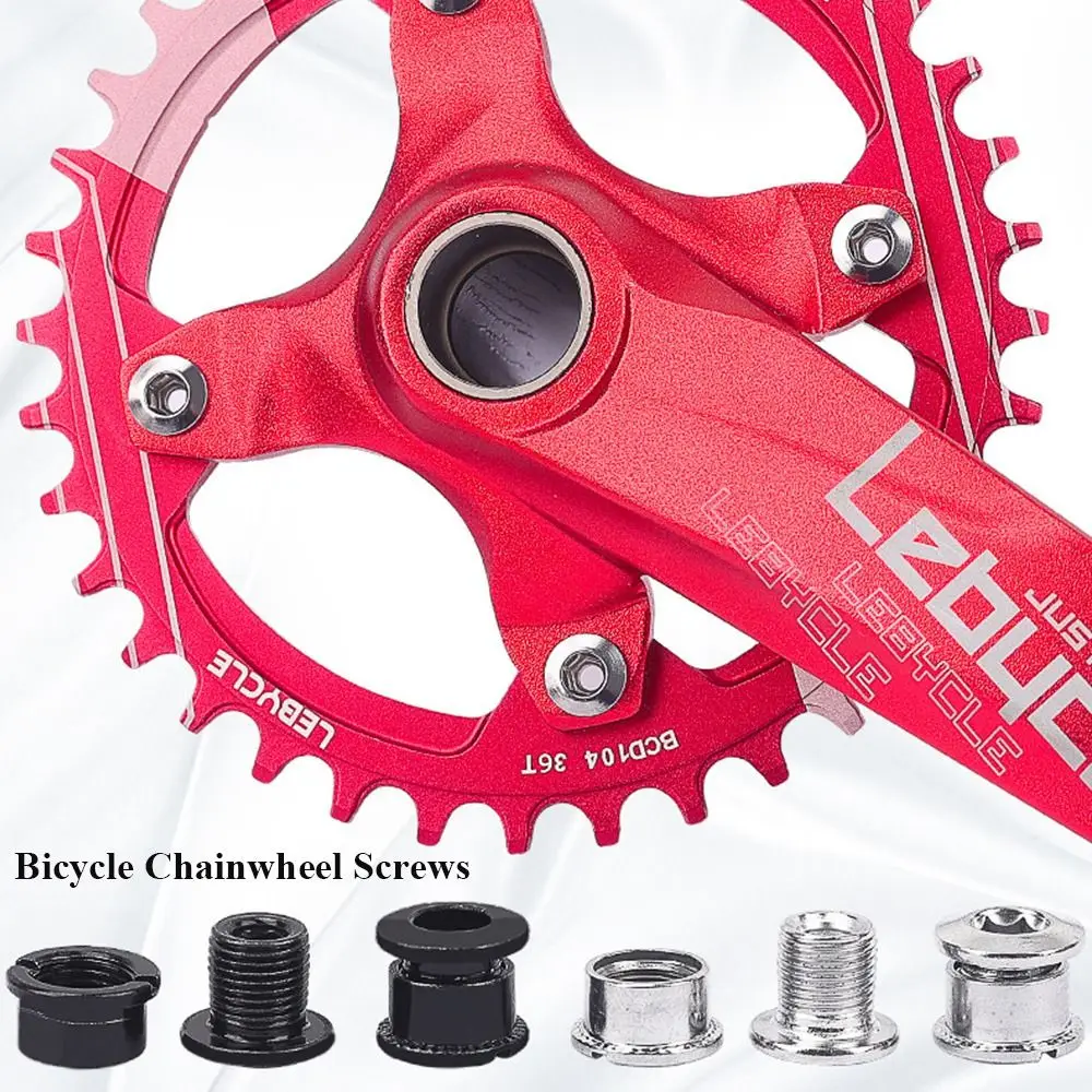 4PCS-Bicycle-Chainwheel-Screws-Single-Double-Three-Disc-Crank-Screw-MTB ...