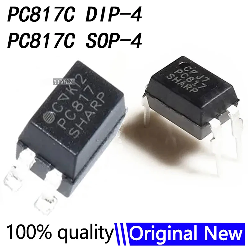 20 Pçs/lote Novo PC817C DIP-4 PC817-C SOP-4 PC817 SOP4 DIP PC817 C DIP4 ...