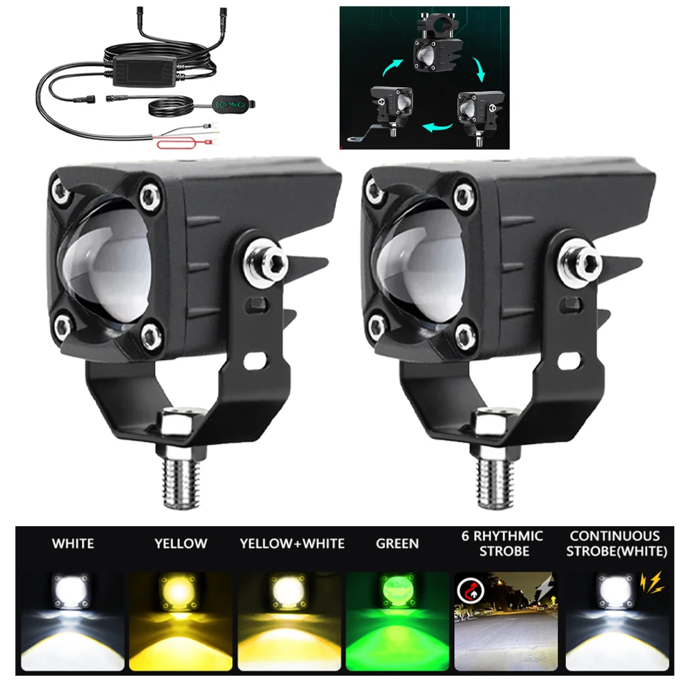 Motorcycle-light-For-Motorbike-Off-road-4X4-Front-Auxiliary-18000LM ...