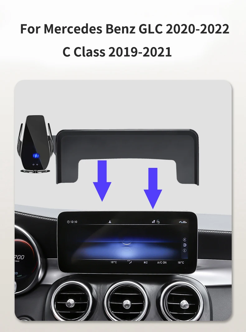 Car-Mobile-Phone-Holder-For-Mercedes-Benz-GLC-X253-C-Class-W205-V-Class ...