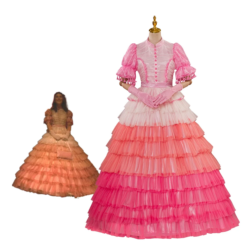 Firefly Kaylee Cosplay Costume Pink Fluffy Shindig Dress Kaylee Pink ...