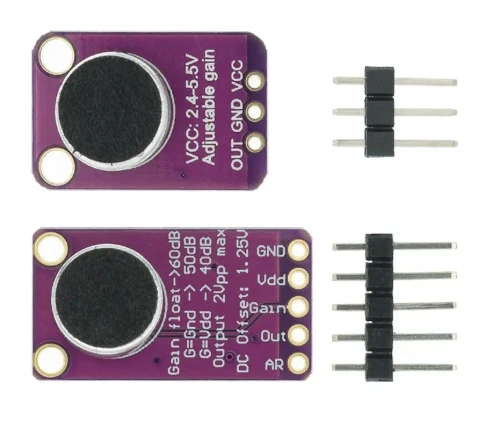 MAX9814 Microphone AGC Amplifier Board Module Auto Gain Control Attack ...
