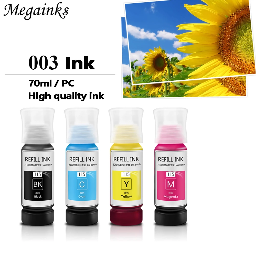 003 ET refill dye ink for Epson L3110 003 L3110 L3100 L3101 3110 L3150 ...