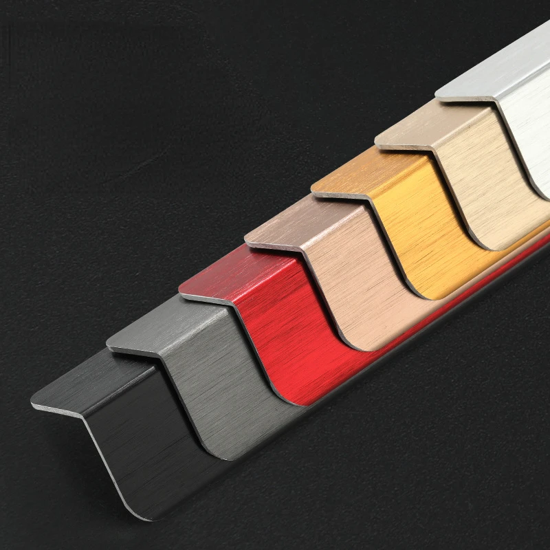 Aluminum Alloy Wall Corner Wire Drawing Metal Corner Bead, Simple ...