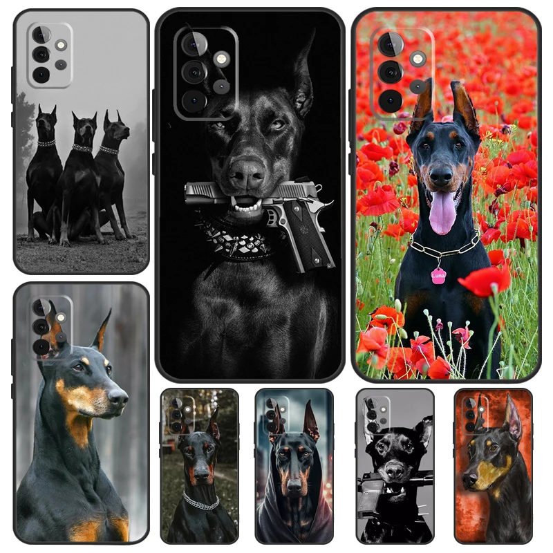 Dachshund Doberman Dog Cover For Samsung Galaxy A34 A24 A54 A14 A52 A42 ...