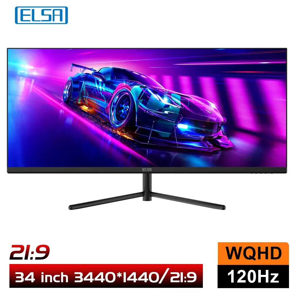 Elsa 34 Inch Display 120hz Display 21:9 Wqhd Desktop Gameing Computer ...