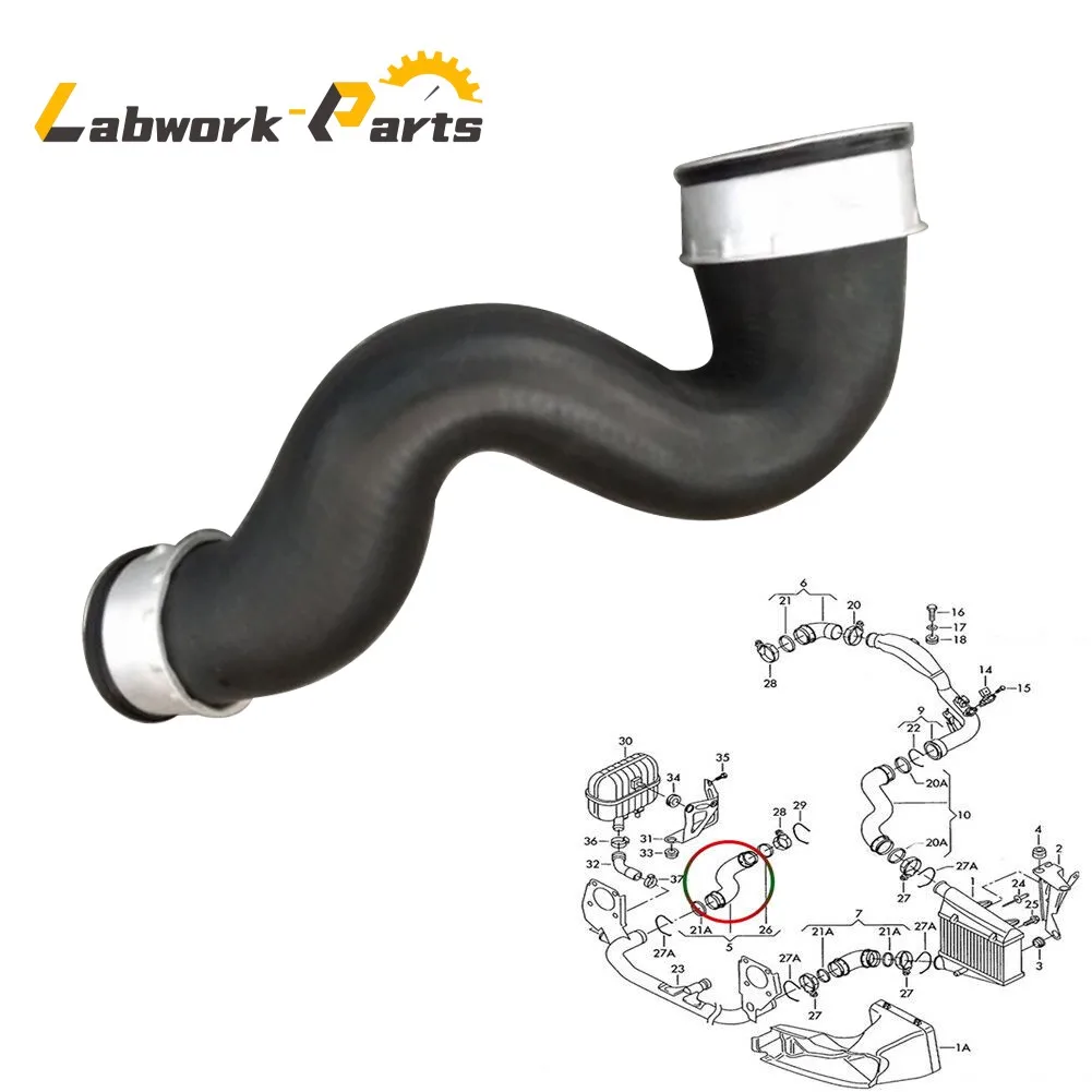 INTERCOOLER-TURBO-HOSE-PIPE-FIT-FOR-PASSAT-VW-SKODA-SUPERB-1-9-TDI ...