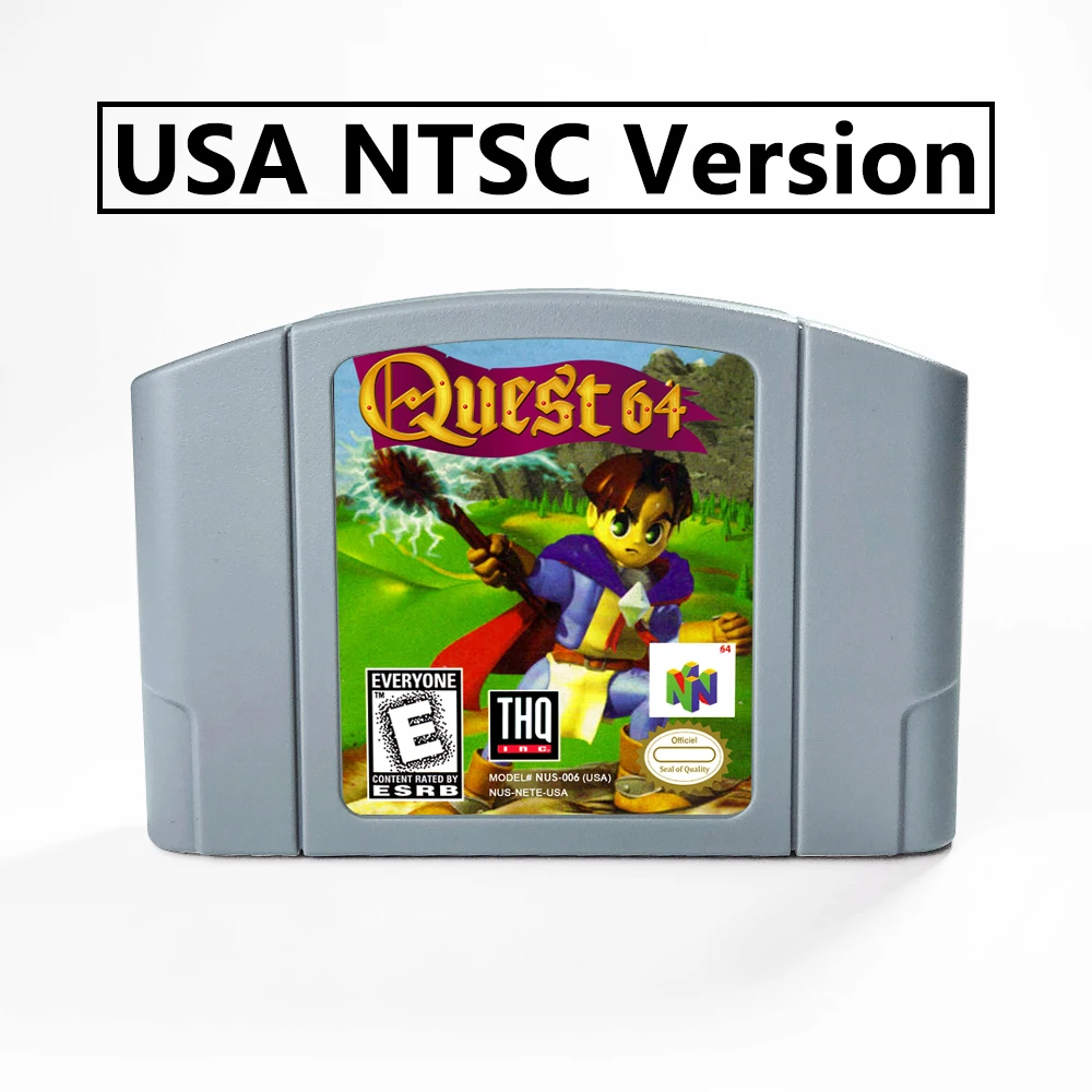 Quest 64 For 64 Bit Game Cartridge USA Version NTSC Format|Replacement ...