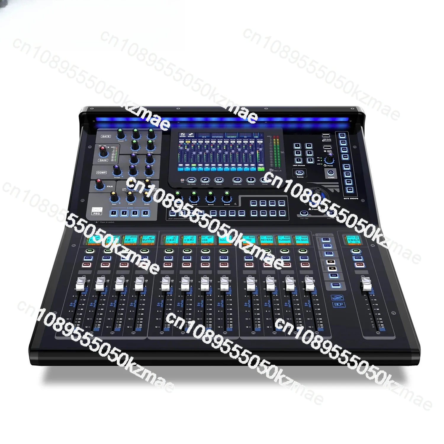 IN STOCKT Q22 Dj Sound Mixing Console Digital Audio Console Mixer ...