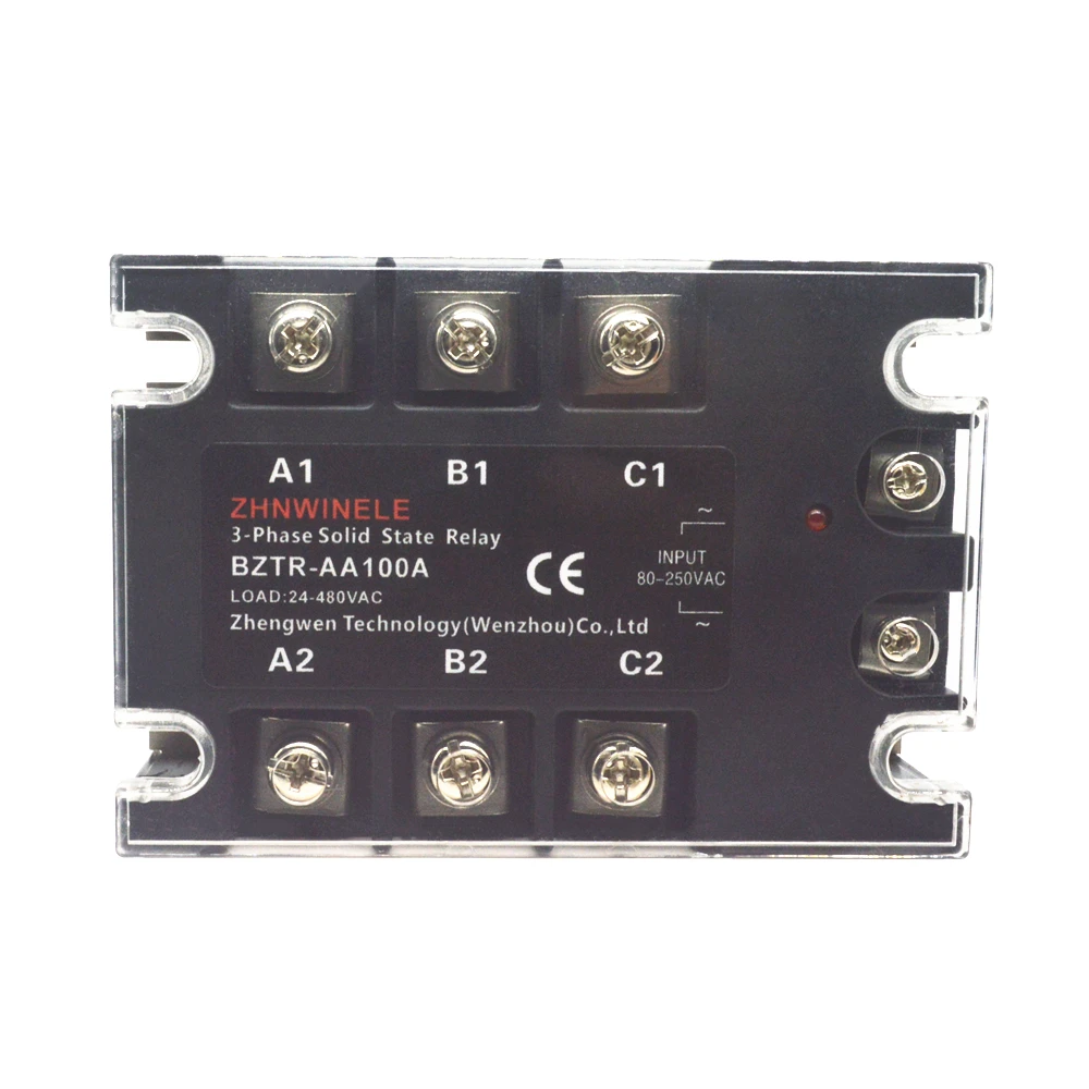 Ato 3 Phase Relay Specs LOAD 24-480VAC THREE Phase Solid State Relay ...
