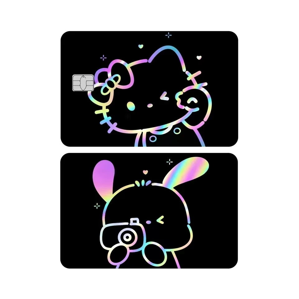 Laser-Hello-Kitty-Stickers-Bank-Card-Credit-Card-Id-Card-Waterproof ...