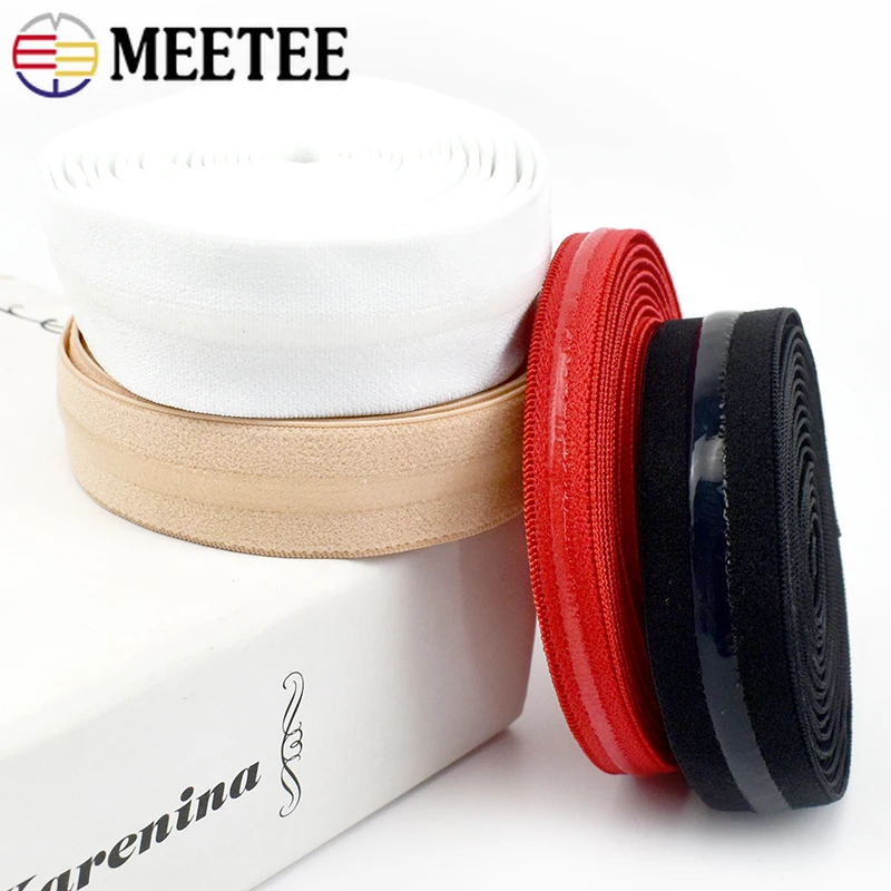 5-10-20M-8-10-12-15-20-25mm-Silicone-Non-slip-Elastic-Band-Underwear ...
