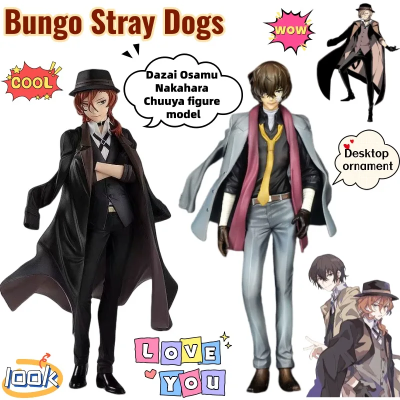 Bungo Stray Dogs Dazai Osamu Nakahara Chuuya 2D cartoon creative ...