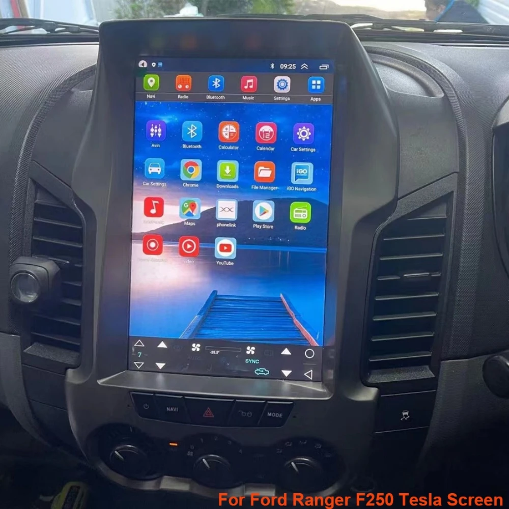 12-1-Inch-Tesla-Screen-Android-Car-Radio-For-Ford-Ranger-F250-2015-2022 ...