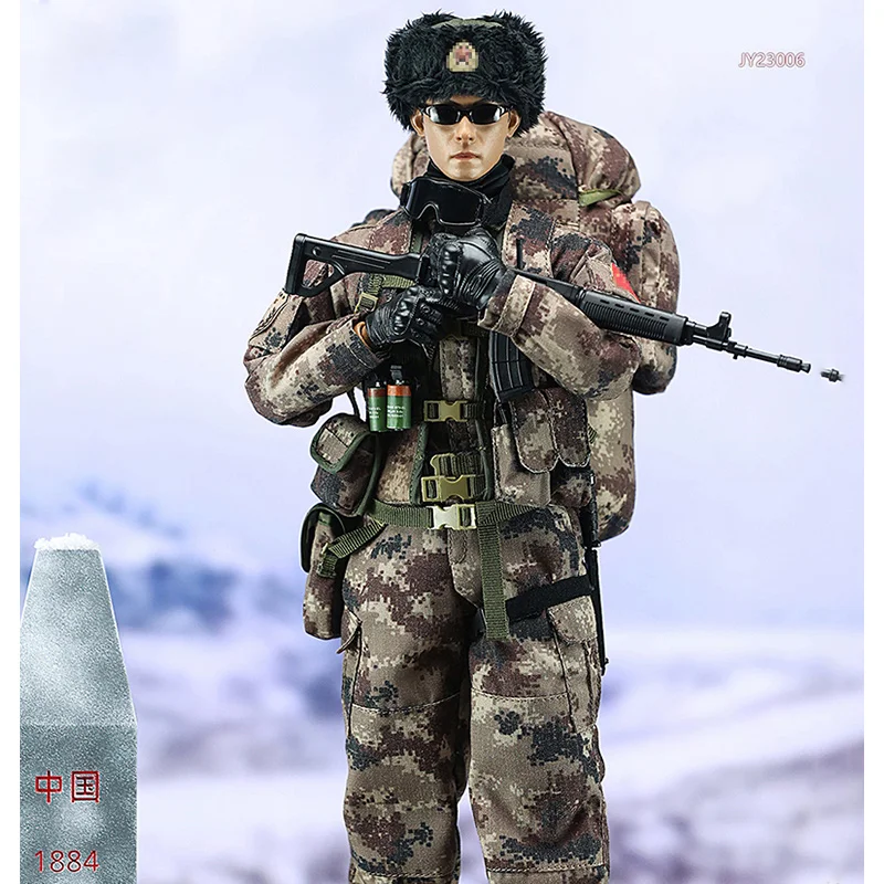 JY23006 1/6 Scale Soldier Accessory PLA Border Defense Warrior Full Set ...